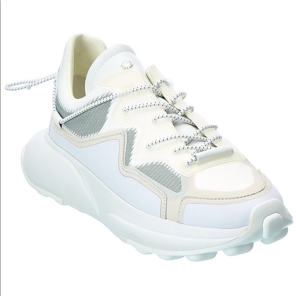 Stuart Weitzman | Shoes | Stuart Weitzman Sw Leather Mesh Sneaker ...